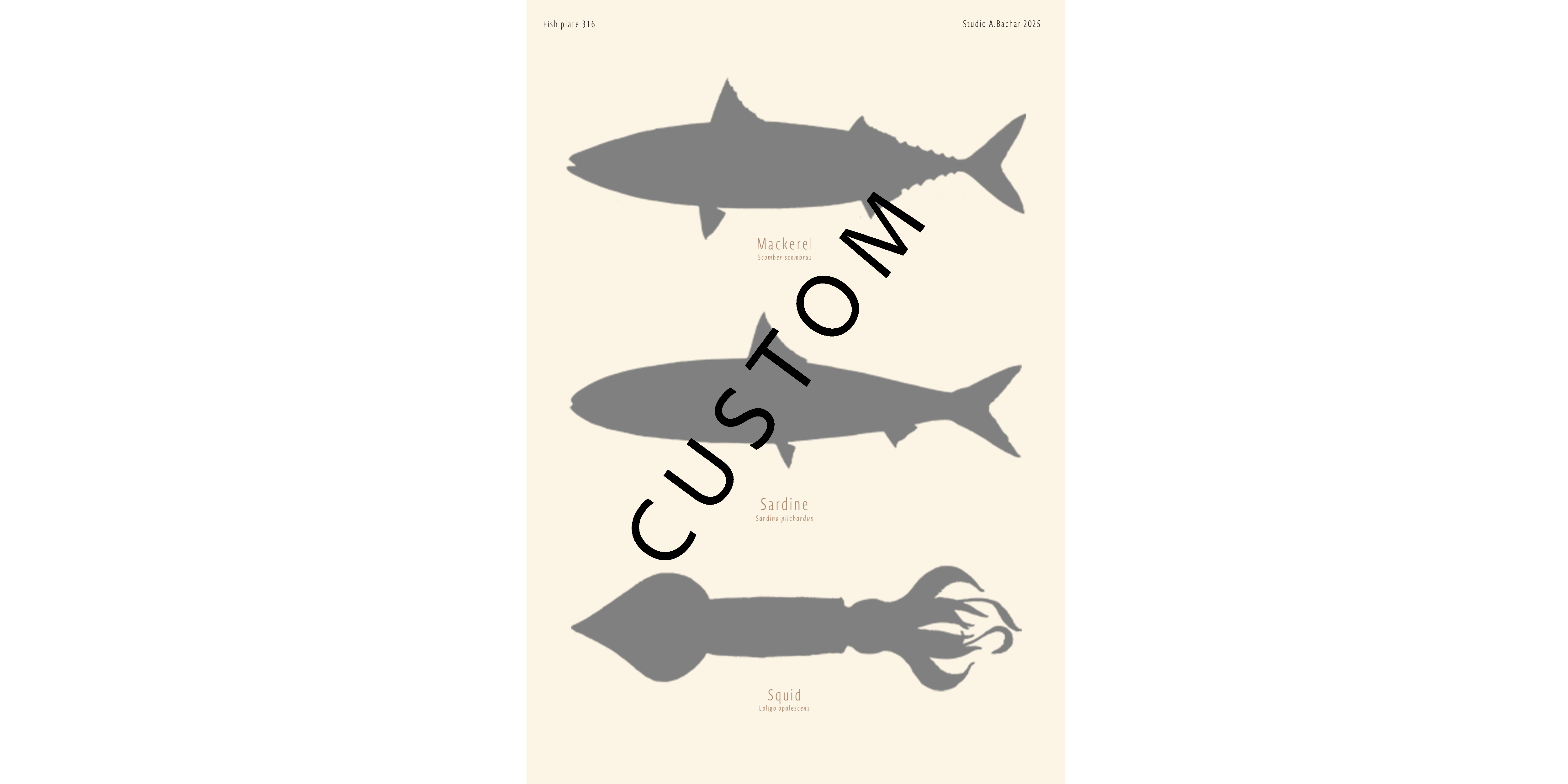 Custom Fish Slam - California/West Coast - Studio Abachar